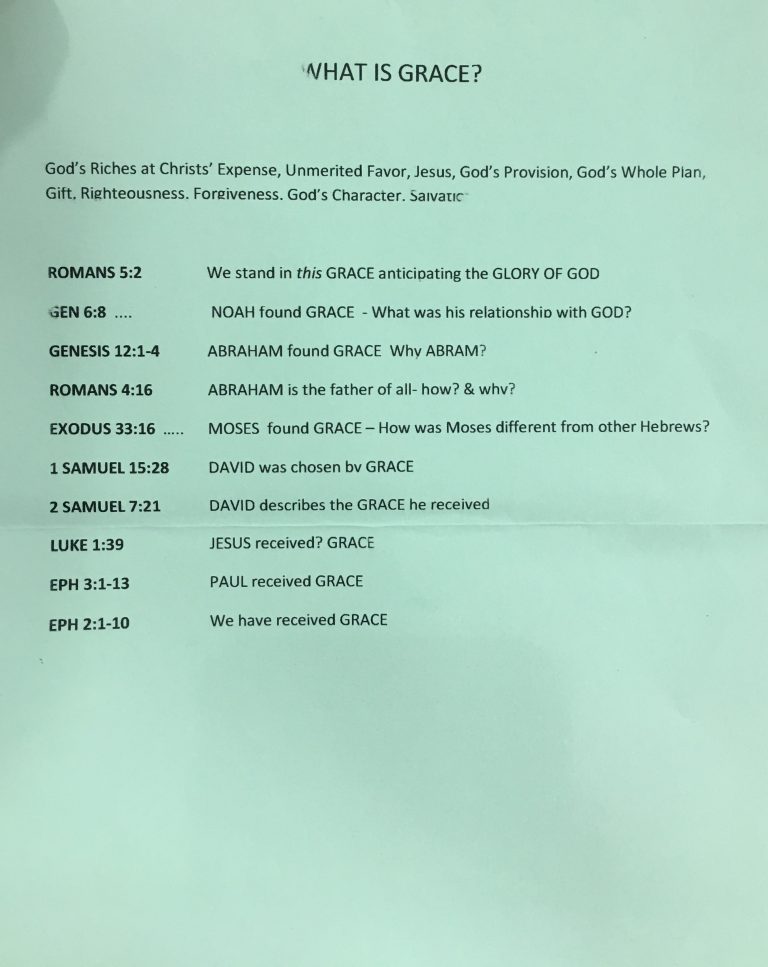 What is Grace Pt 6 – All Barriers Removed – The Grace Bible Study